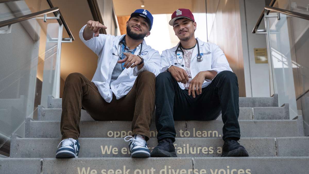 2 first-generation Latino medical students go viral on Instagram | UCLA ...