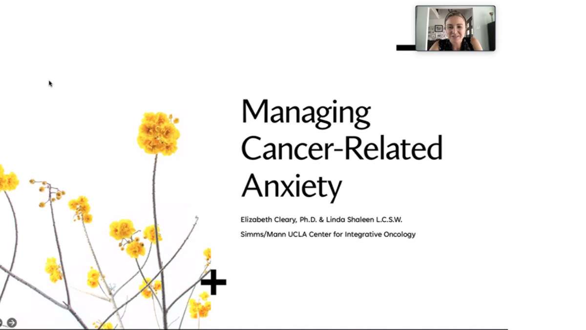 Coping strategies for anxiety created by a cancer diagnosis | Simms ...