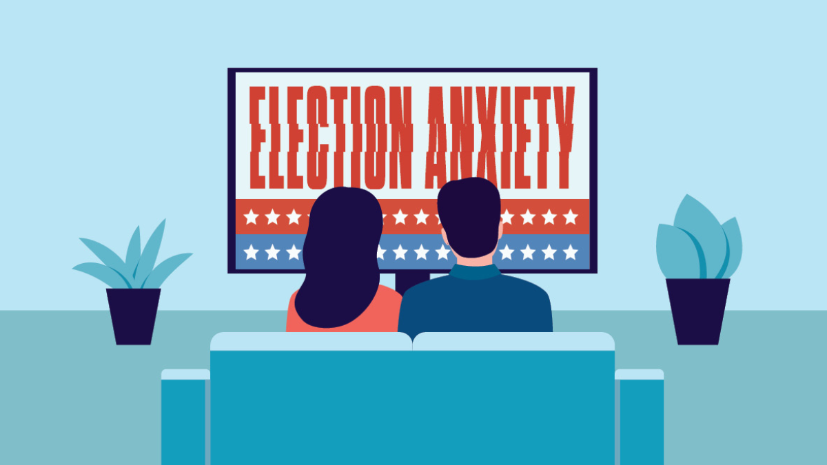 Infographic: Tips for dealing with election anxiety | UCLA Health