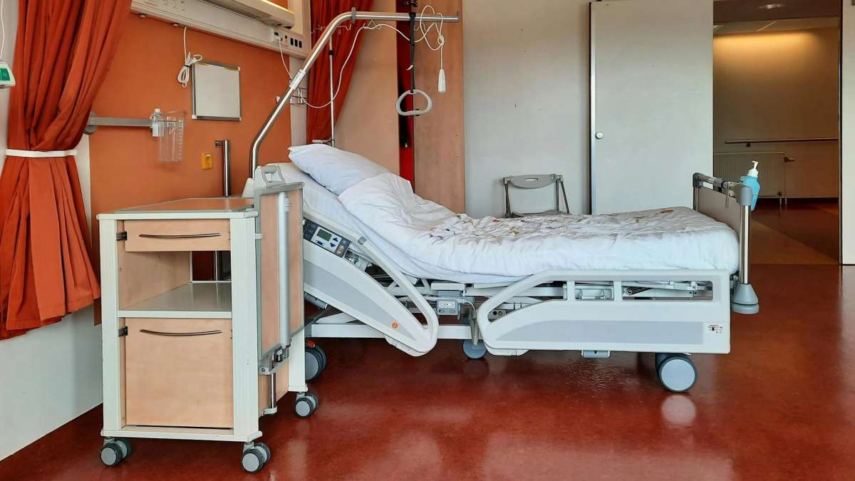 empty hospital bed
