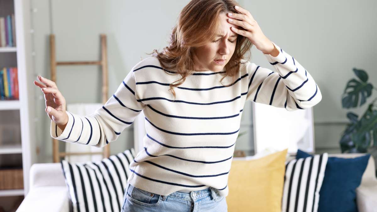 feeling dizzy when writing