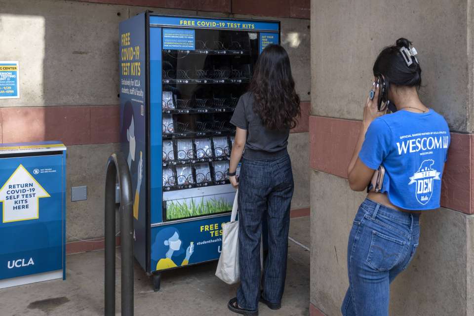 COVID-19 tests available in vending machines at UCLA | UCLA Health