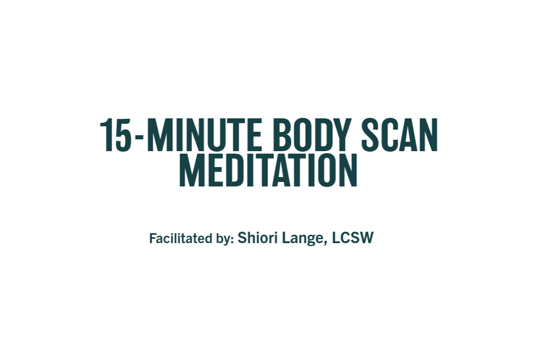 3-Minute Breathing Exercise – Guided Meditation | Simms Mann UCLA ...