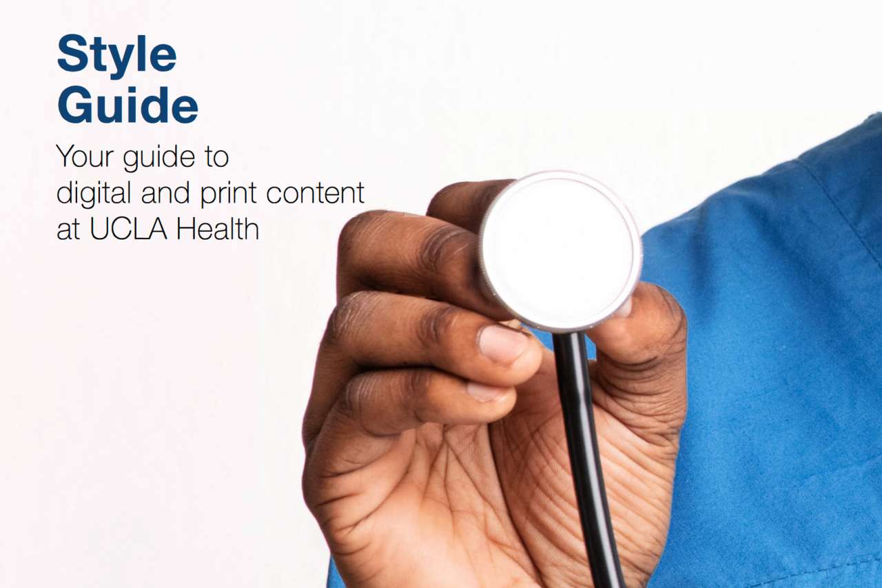 Guidelines and Templates - Brand Identity | UCLA Health