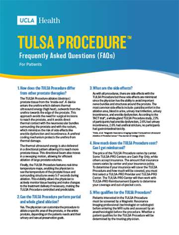 TULSA - Prostate Imaging | UCLA Health
