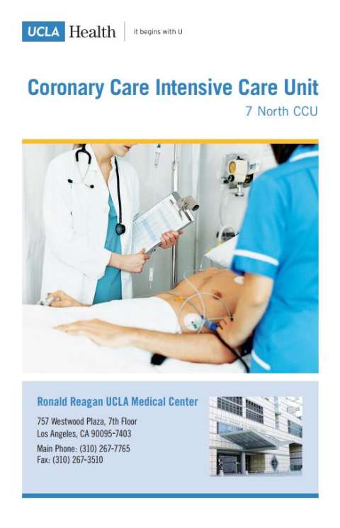 Coronary Care Intensive Care Unit (7 North CCU) - Ronald Reagan UCLA ...