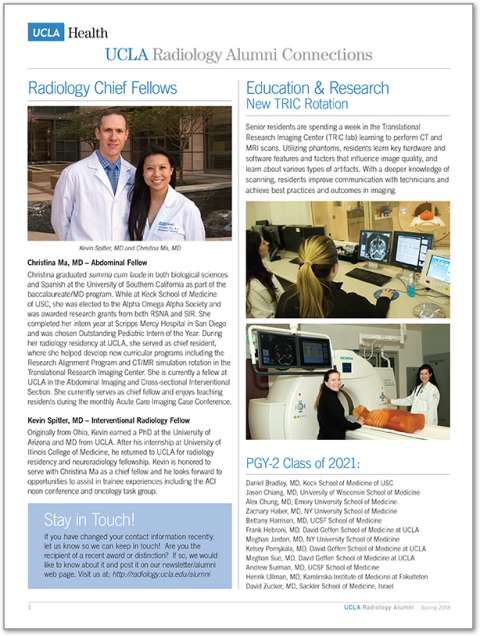 Alumni - Radiology | UCLA Health