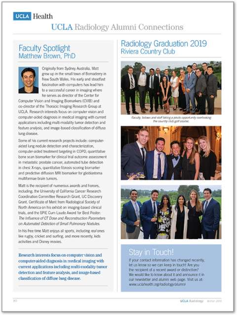 Alumni - Radiology | UCLA Health