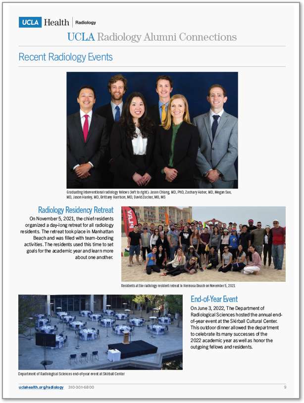 Alumni - Radiology | UCLA Health