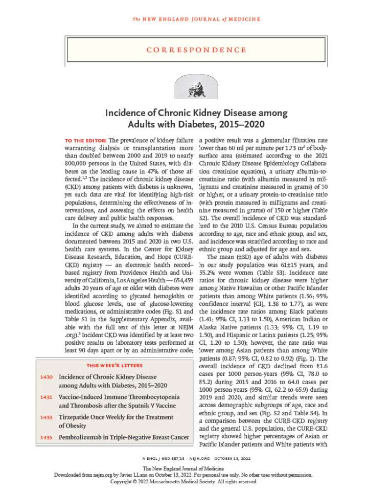 Projects & Publications - Cure CKD | UCLA Health