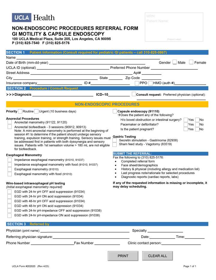Referring Providers - GI Motility | UCLA Health