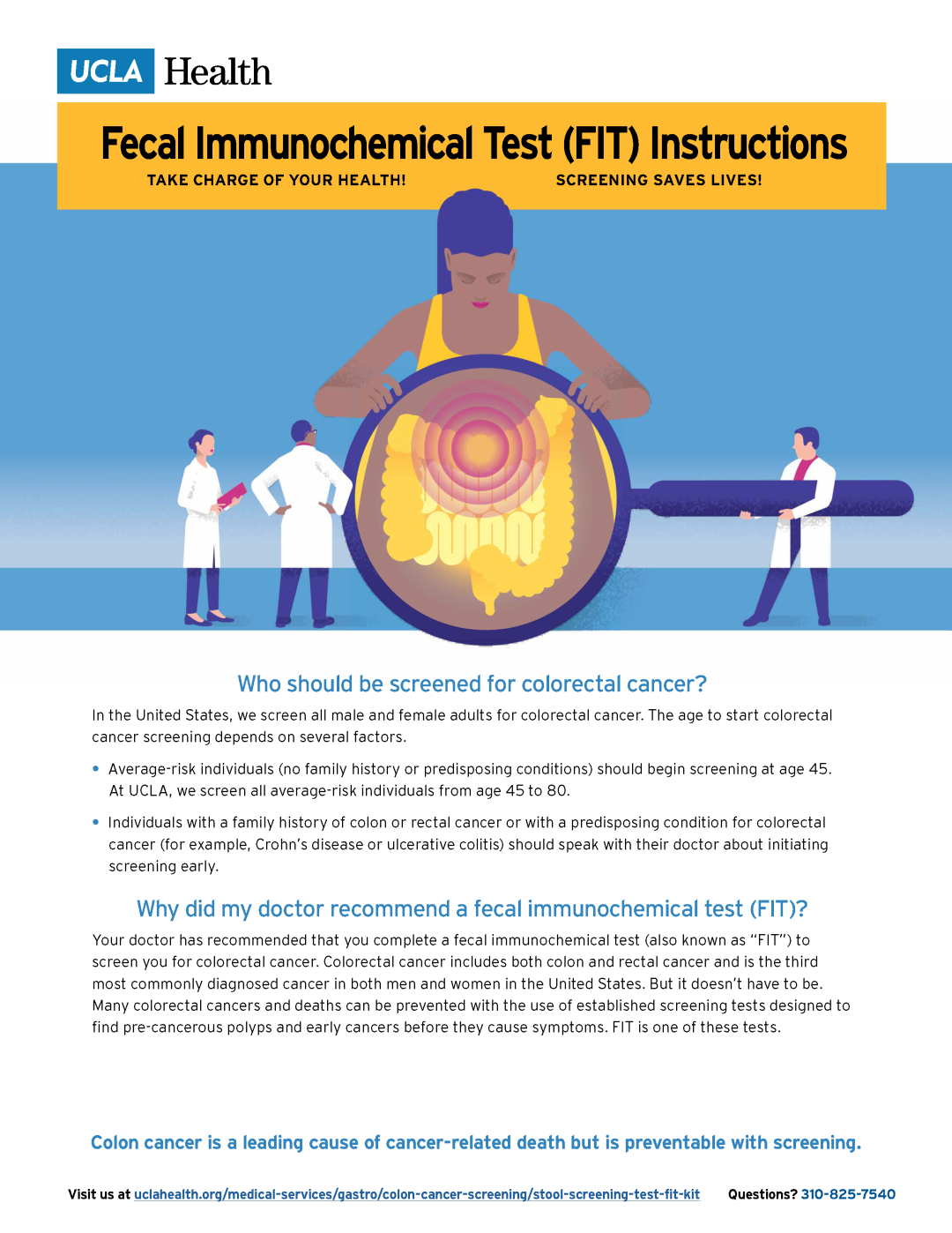 Stool Screening Test (FIT Kit) - Colorectal Cancer Screening | UCLA ...