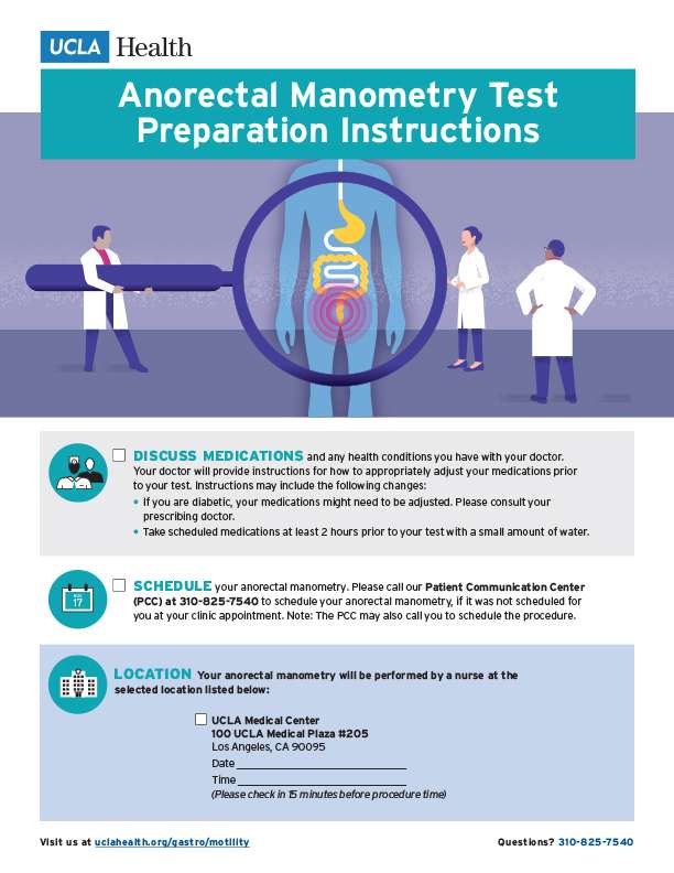 Preparing for Your Test - GI Motility | UCLA Health