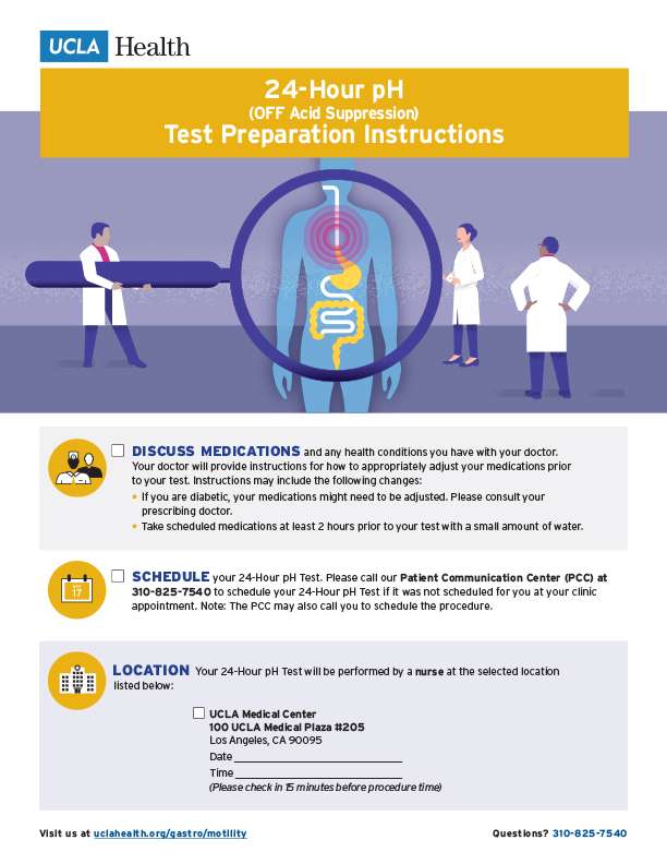 Preparing for Your Test - GI Motility | UCLA Health