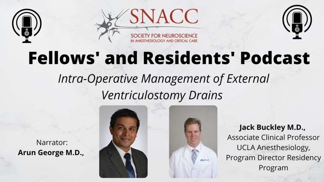 Jack Buckley, MD: Intra-Operative Management of External ...