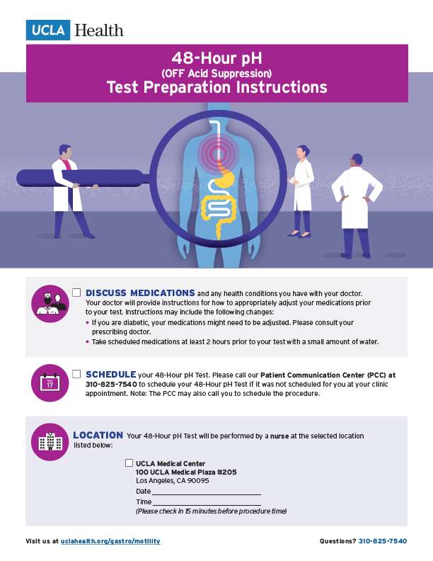 Preparing for Your Test - GI Motility | UCLA Health