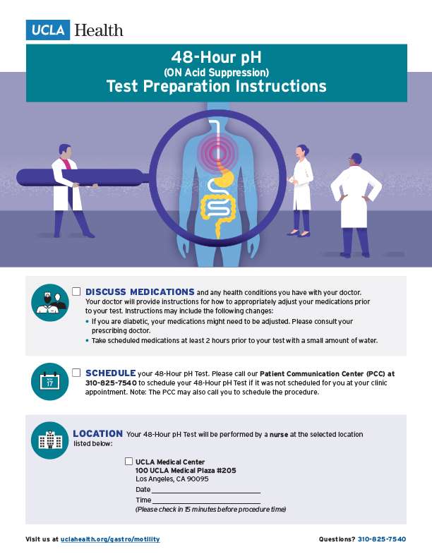 Preparing for Your Test - GI Motility | UCLA Health