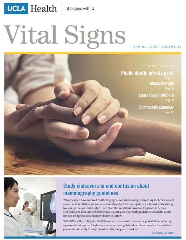 Vital Signs Spring 2020 | UCLA Health