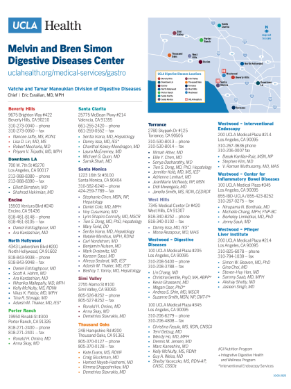 Our Locations - Digestive Diseases | UCLA Health
