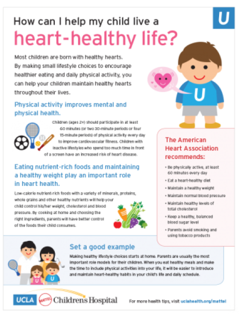 How can I help my child live a heart-healthy life? | UCLA Health