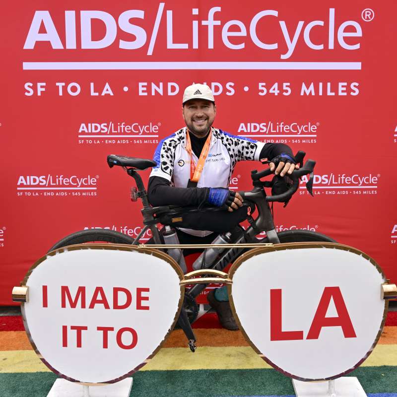 Heart transplant recipient inspires with 545-mile bike ride | UCLA Health